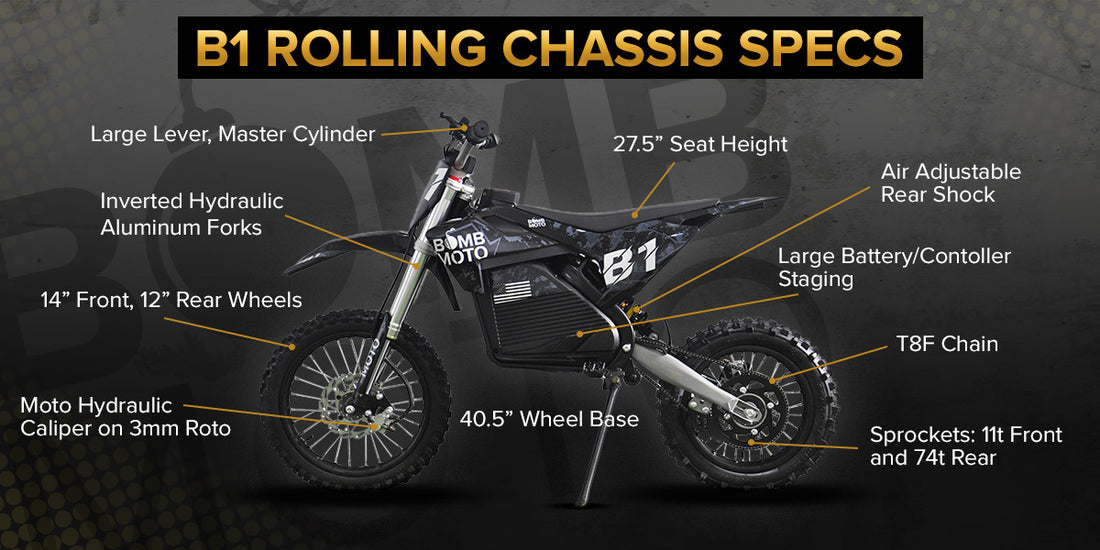 Bomb Moto - Electric Dirt Bike Chassis and Parts – Bomb Moto LLC