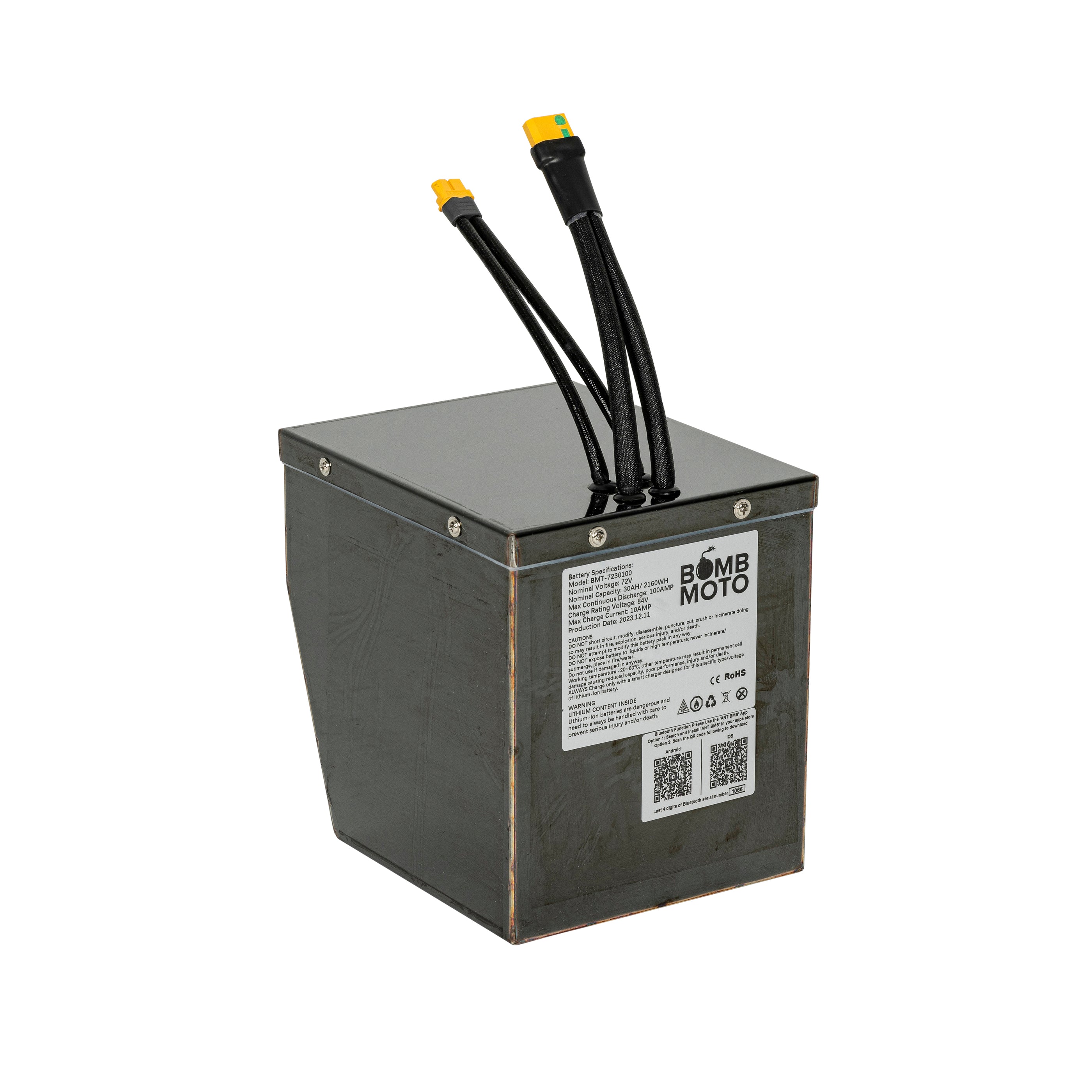 B1 Battery (72V) – Bomb Moto LLC